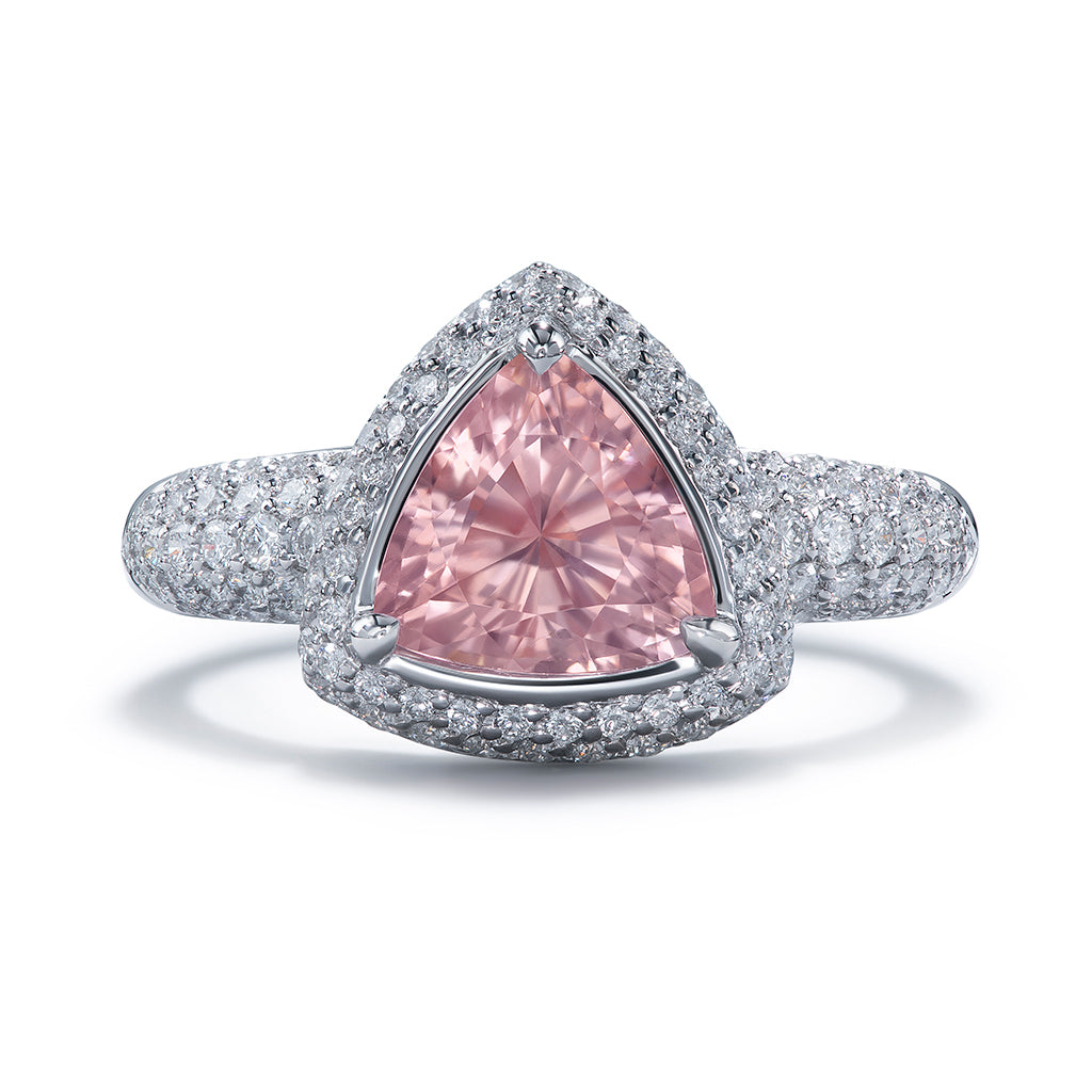 Mogok Titanium Grossular Garnet Ring with D Flawless Diamonds set in 1 – Kat Florence