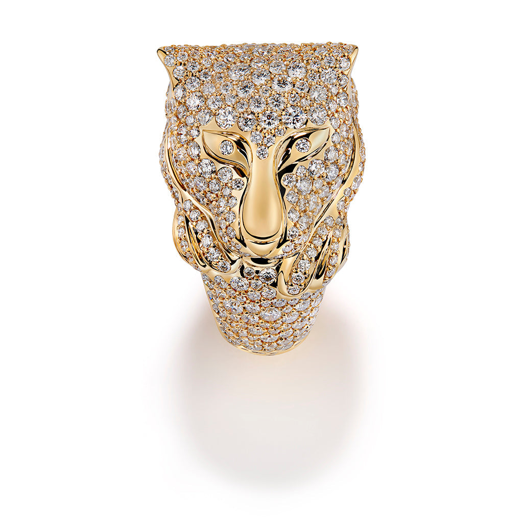 D Flawless Diamond Ring set in 18K Yellow Gold – Kat Florence