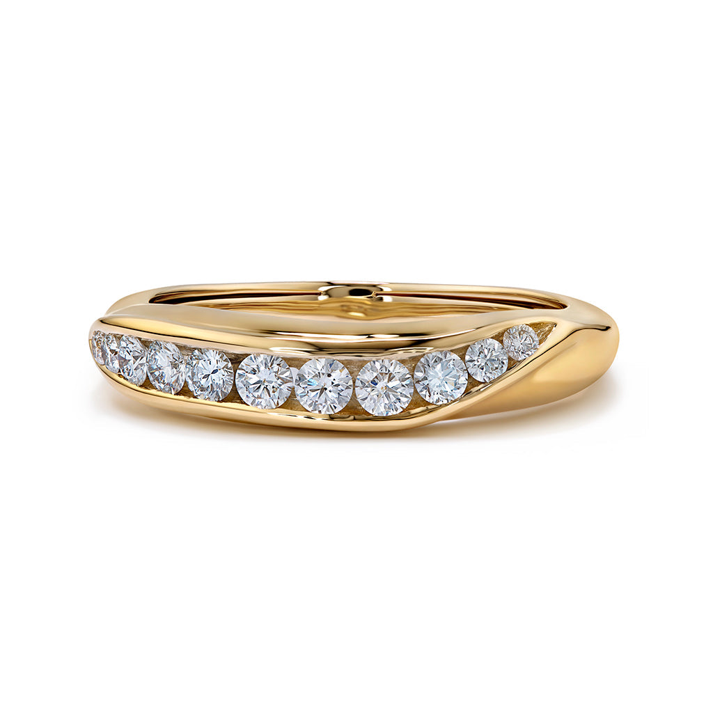 D Flawless Diamond Ring set in 18K Yellow Gold – Kat Florence