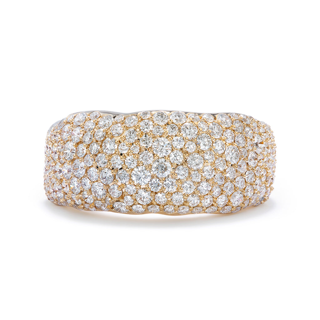 D Flawless Diamond Ring set in 18K Yellow Gold – Kat Florence