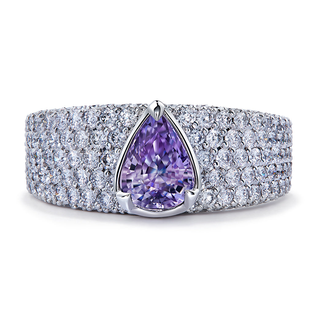 Taaffeite Engagement Ring