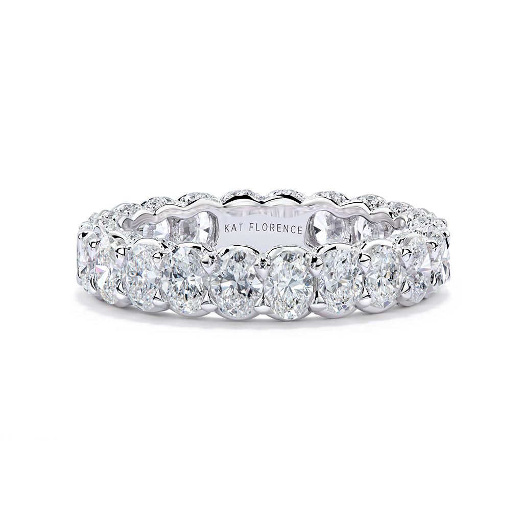 D Flawless Diamond Ring set in 18K White Gold – Kat Florence